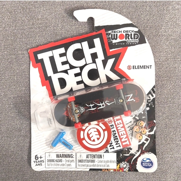 Spin Master | Toys | Tech Deck Nyjah Fingerboard Skateboard Element World Edition Series 220 ...